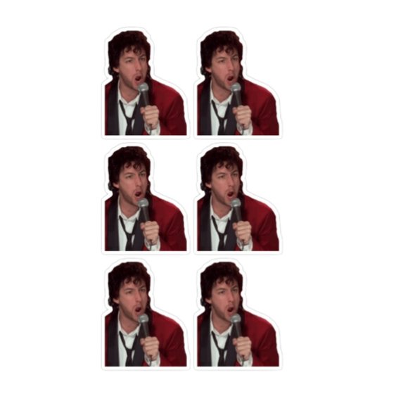 Design | Adam Sandler Laminated Vinyl Stickers 95 | Poshmark